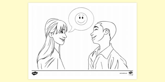 FREE! - Friends Say Kind Things Colouring | Colouring Sheets