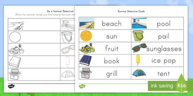 Summer Read and Write the Room Activity – Twinkl USA