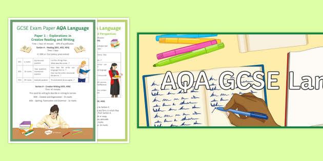 * NEW * AQA English Language Exam Breakdown Display Posters