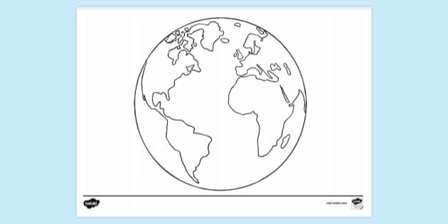 FREE! - Planet Earth Colouring | Colouring Sheets