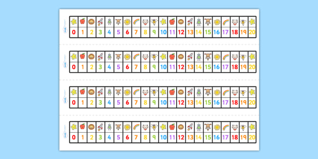 FREE! - My 0 20 Number Track (teacher made)