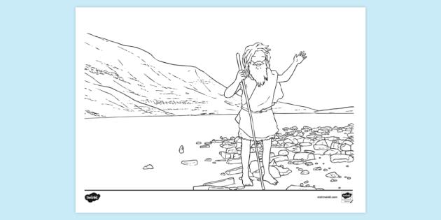 FREE! - John The Baptist Colouring Page | Colouring Sheets | Primary
