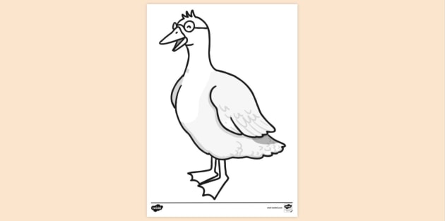 Drakey Lakey Colouring Sheet | Twinkl Resources