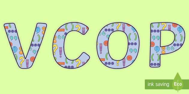 VCOP Display Lettering
