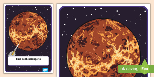 FREE! - Venus Planet Book Cover (teacher made)