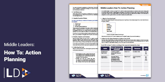 Middle Leaders How To: Action Planning