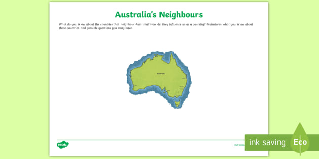 Australia's Neighbours Worksheet