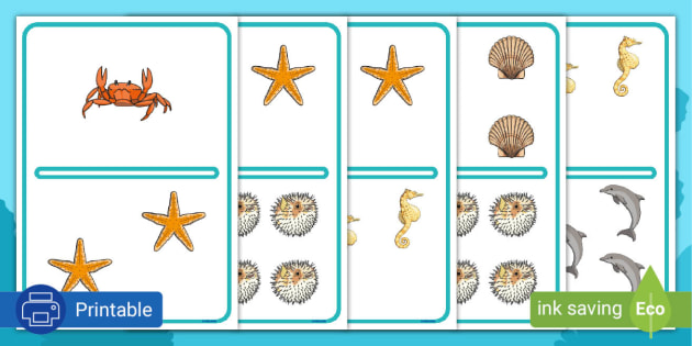 Under the Sea A4 Dominoes Set (teacher made)