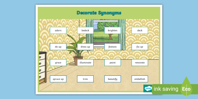 decorated synonym