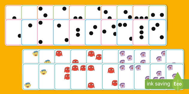 👉 All About Me Use Your Eyes and Subitise! Subitising Activity