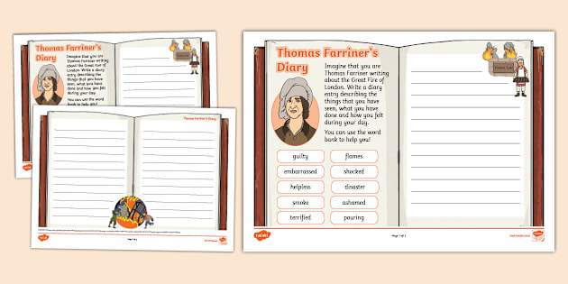 Diary Entry Writing Frames | twinkl.com.au