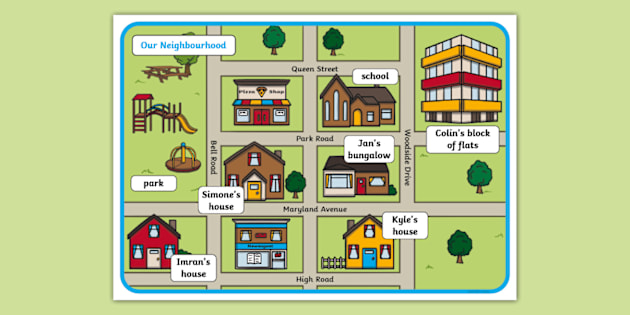 Map Your Neighborhood Ready Friendly Friendly Area Neighbors