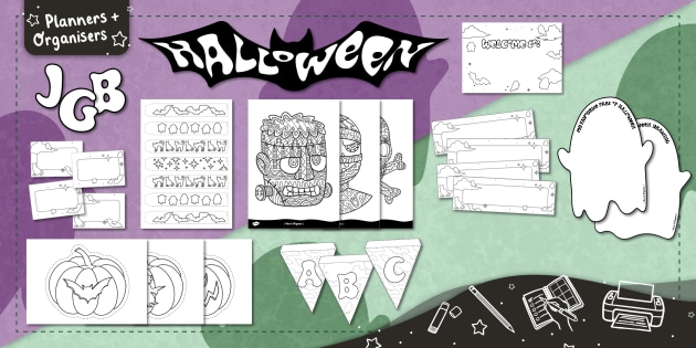 * NEW * Halloween Activity Pack | Display pack | Mindfulness Colouring