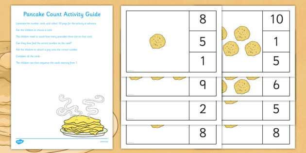 Pancake Count Busy Bag Resource Pack for Parents