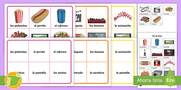 Bingo: En el cine (teacher made)