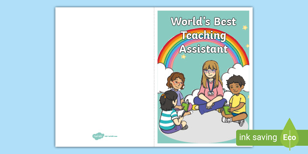 World's Best Teaching Assistant Card | Twinkl (teacher made)