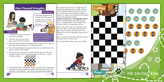 Draughts Games | twinkl.co.uk