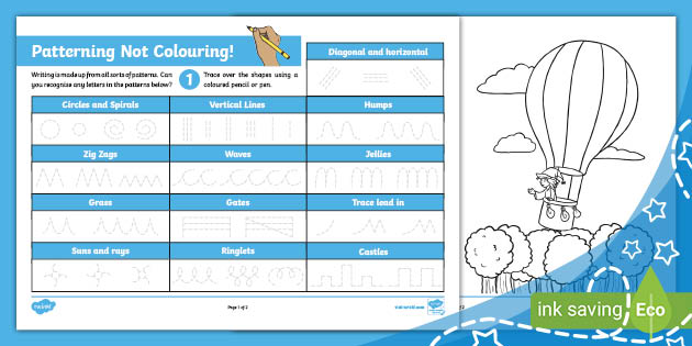 Patterning Not Colouring! (teacher made)