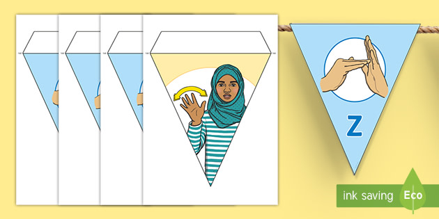 New Zealand Sign Language Week Display Bunting