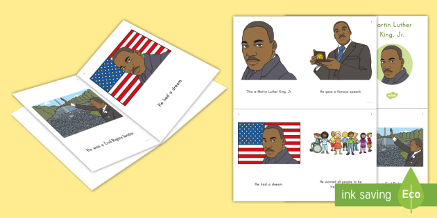 Martin Luther King Emergent Reader | Twinkl (teacher made)