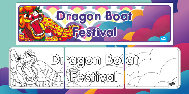 Dragon Boat Festival Banner | Twinkl USA Resources