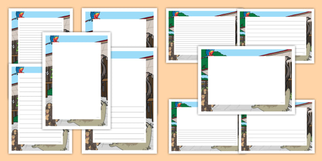 Zoo Trip Senses Writing Frames (creat de profesori)