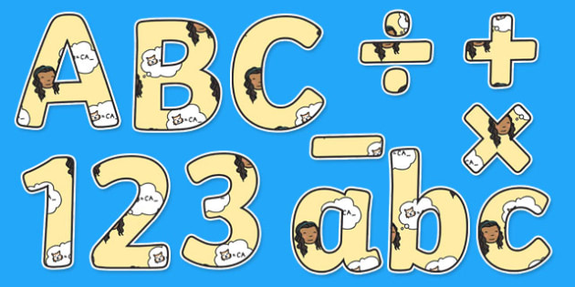 Spelling Themed Display Lettering Pack (teacher made)