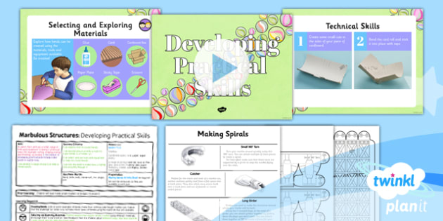 * NEW * DT: Marbulous Structures: Developing Practical Skills UKS2 Lesson