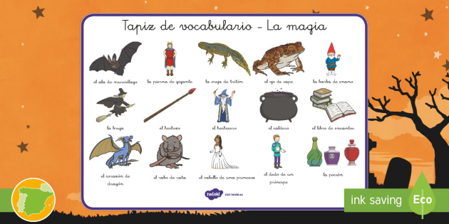 Tapiz de vocabulario: La magia