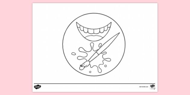 FREE! - Edible Paint Recipe Icon Colouring Sheet | Colouring Sheets