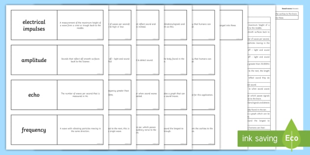 Sound Waves Loop Cards