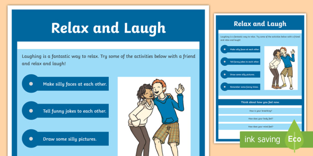 Mindful Me: Relax and Laugh Display Poster