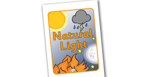 FREE! - Natural Light Display Poster (teacher made)