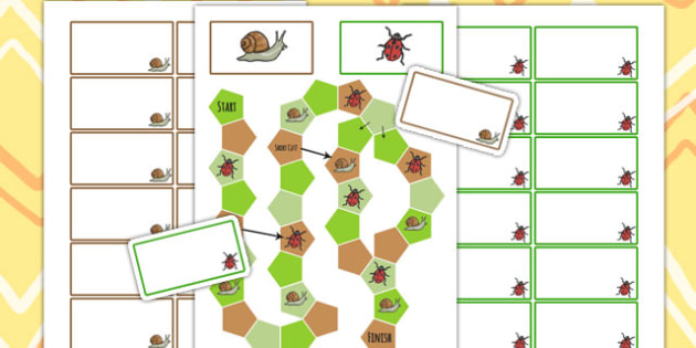 Minibeast Editable Board Game