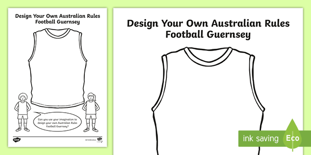 AFL Colouring Pages | Australian Sports Resource | Primary