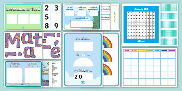 Ready Made Calendar Display Pack Gaeilge