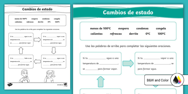 States of Matter Worksheets | twinkl.com