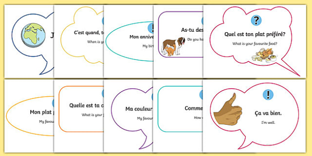 FREE! - French Basic Phrase Posters - MFL, French, Modern Foreign Languages