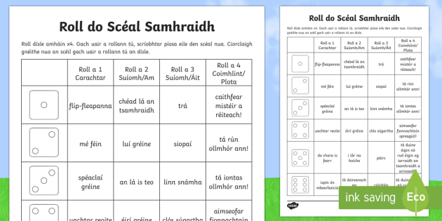 Teimpléad Scéalchláir: Roll do Laethanta Saoire - End of Year, deireadh na
