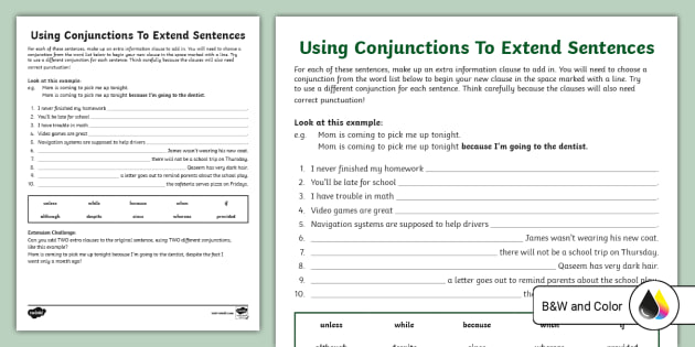 Sentence Improvements | twinkl.com