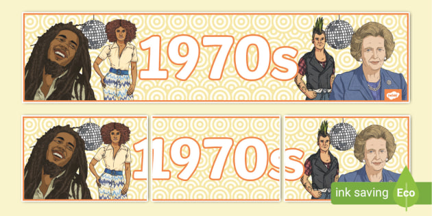 1970s Display Banner (teacher made)