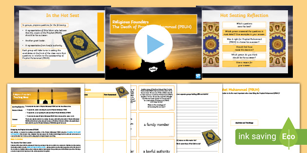Religious Founders: The Death of Prophet Muhammad Lesson Pack