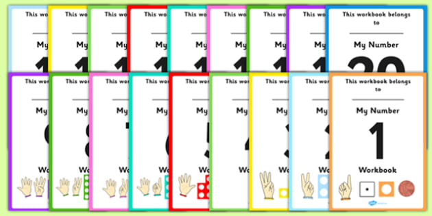 Activities on Numbers for Kids - 0-20 Workbooks