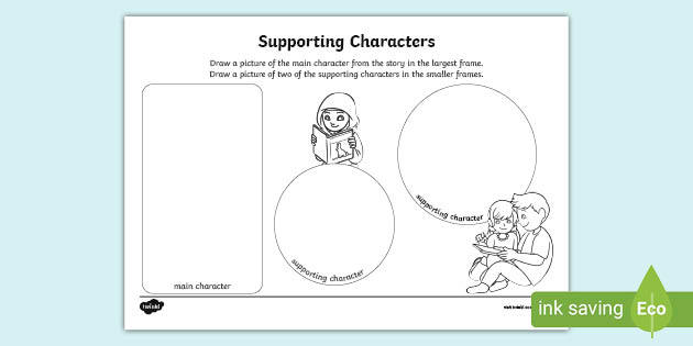 Supporting Character Reading Comprehension Activity