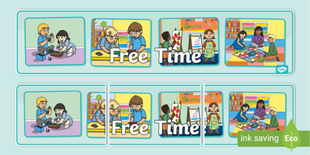 * NEW * Free Time Display Banner,Free Time (teacher made)