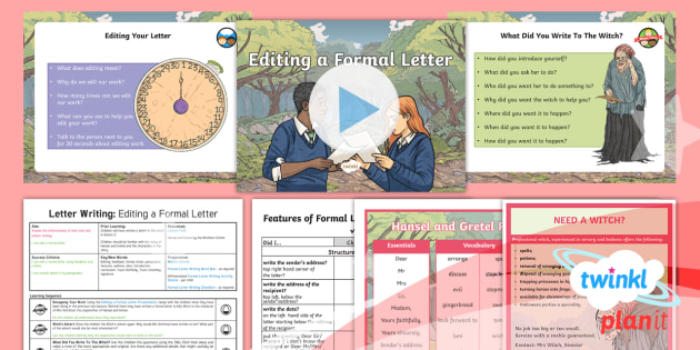 Traditional Tales: Hansel and Gretel: Letter Writing 3 Y3 Lesson Pack