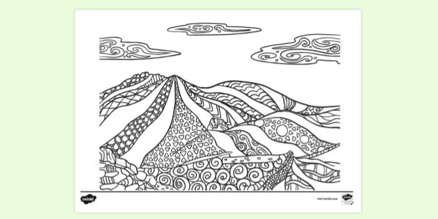 FREE! - Printable Colouring Page Simple (Teacher-Made)