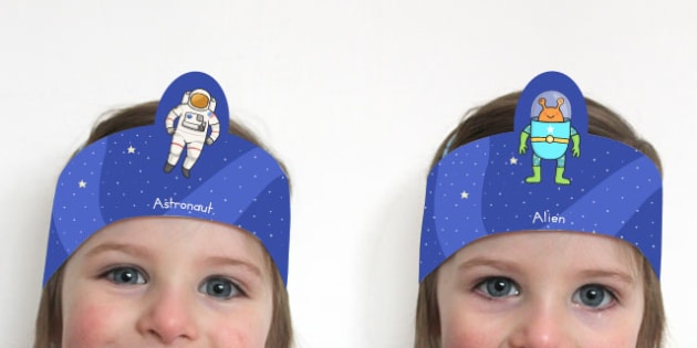 Astronaut and Alien Role Play Headbands (Teacher-Made)
