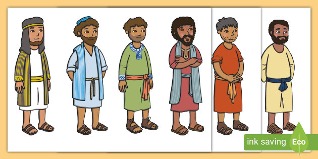 KS1 12 Apostles Stick Puppets (teacher made)