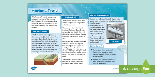 Ocean Trench Examples